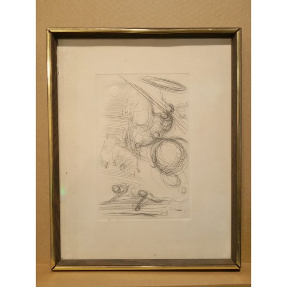 Salvador Dali | Art | Salvador Dali Etching Don Quixotemoon Rider ...